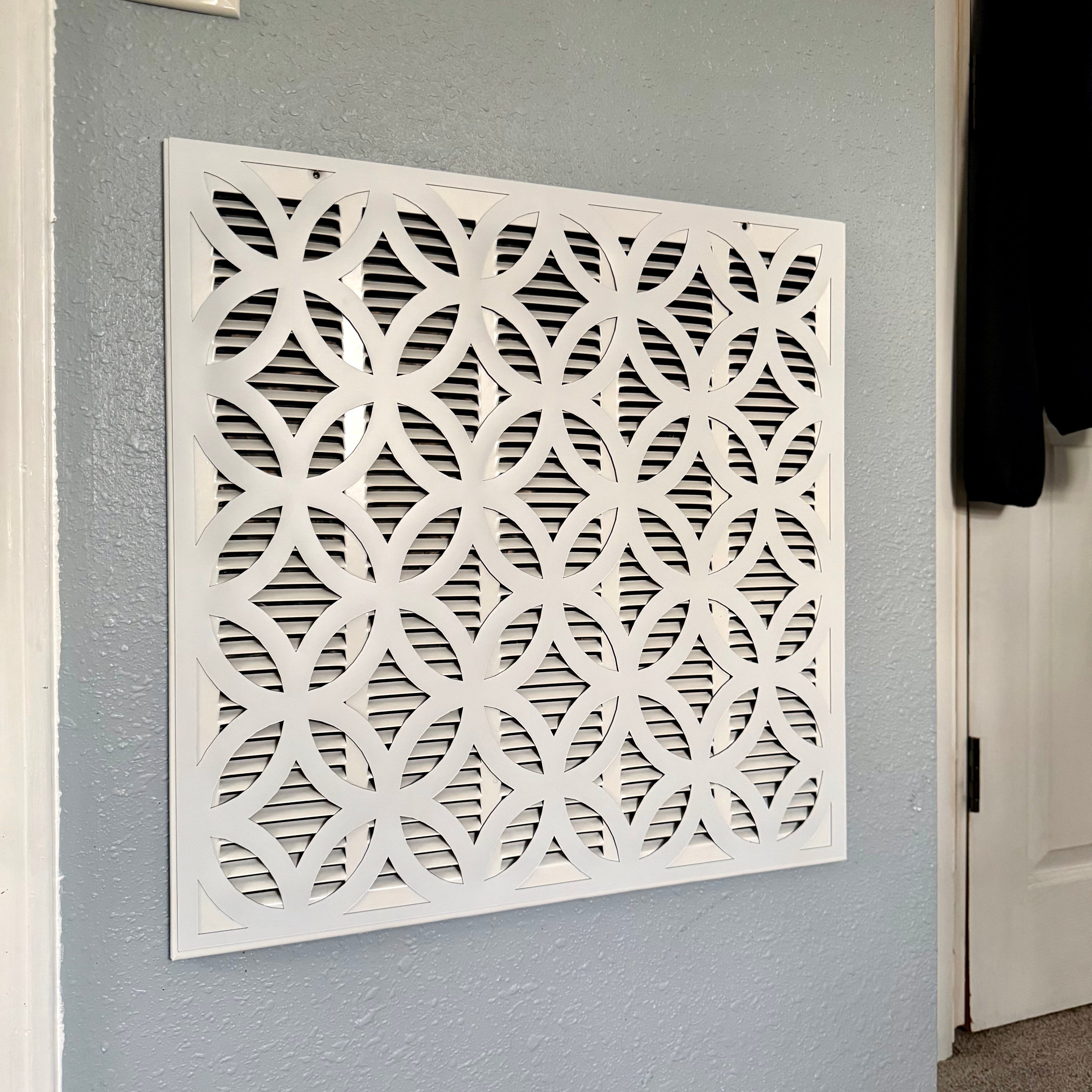 Magnetic Return Air Vent Cover by Filter Size | Interlocking Circles ...