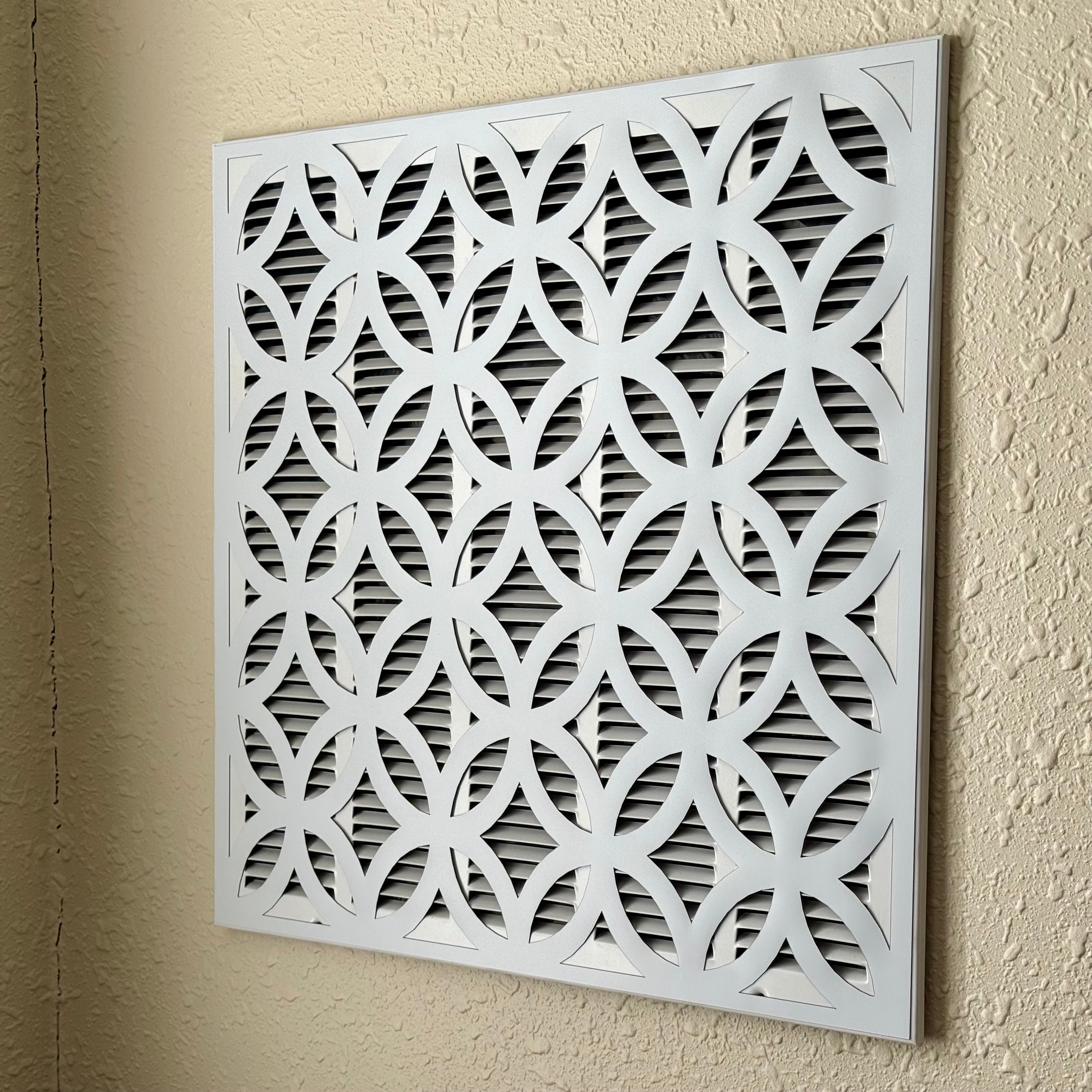 Custom Magnetic Air Vent Cover | Interlocking Circles – Revent Covers